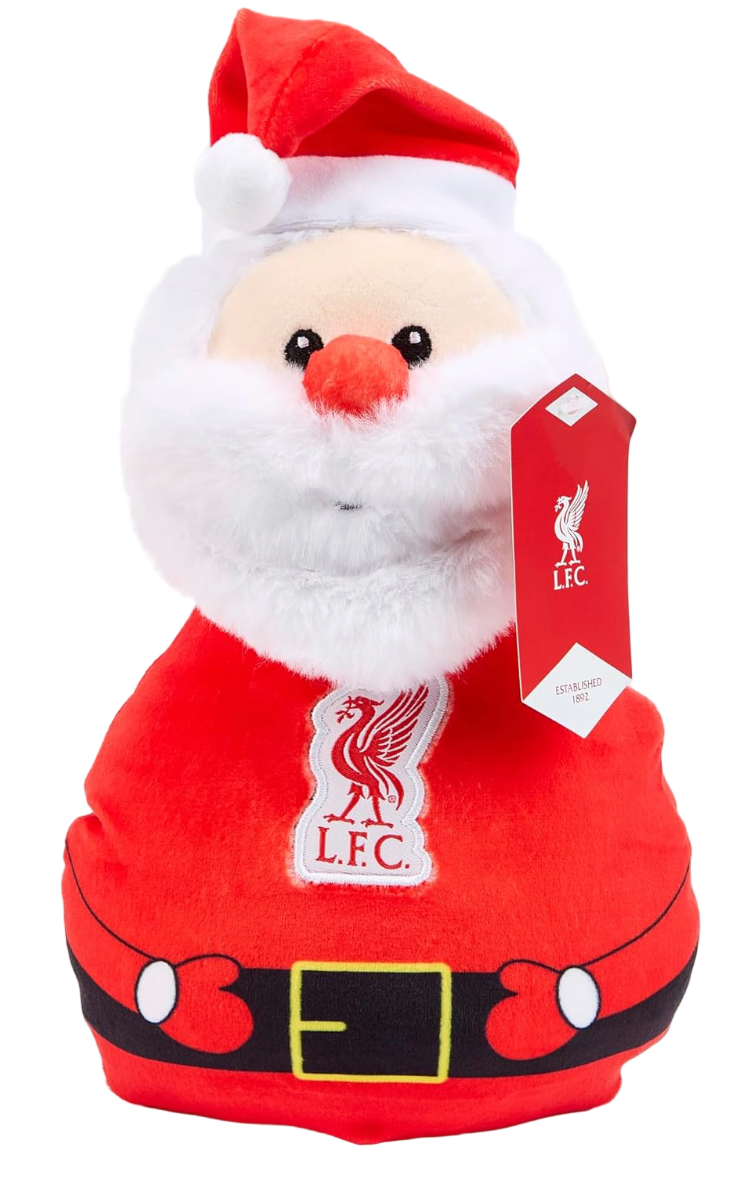 Liverpool FC Plush Santa Soft Toy | Official LFC Christmas Squashie ...